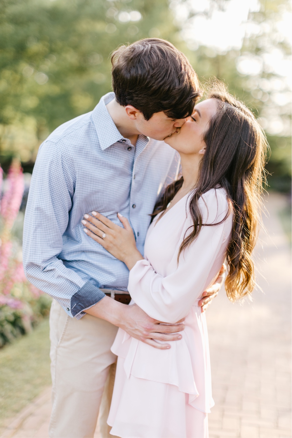 Elena & Trevor | Timeless Spring Engagement Session at Longwood Gardens | Emily Wren Photography ...