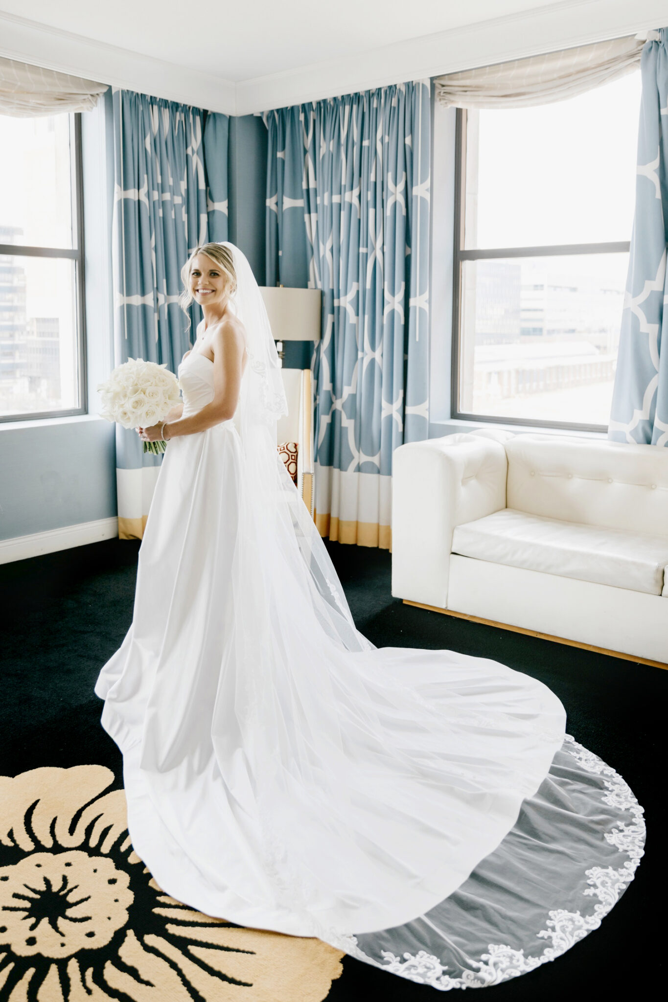 Kiersten & Scott | An Enchanting Winter Ballroom Wedding | Emily Wren ...