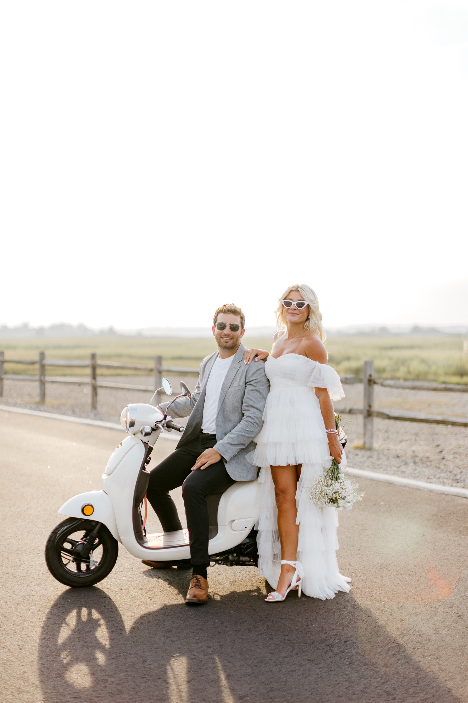 A Ride into Sunset: Moira & Nick's Fun Jersey Shore Engagement Session ...