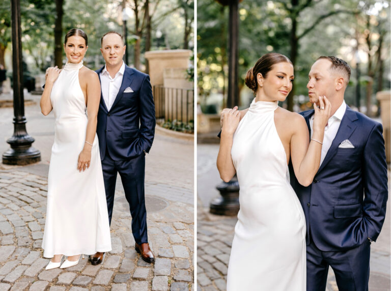 Colleen & Ben | Chic Rittenhouse Square & Rodin Engagement Session ...