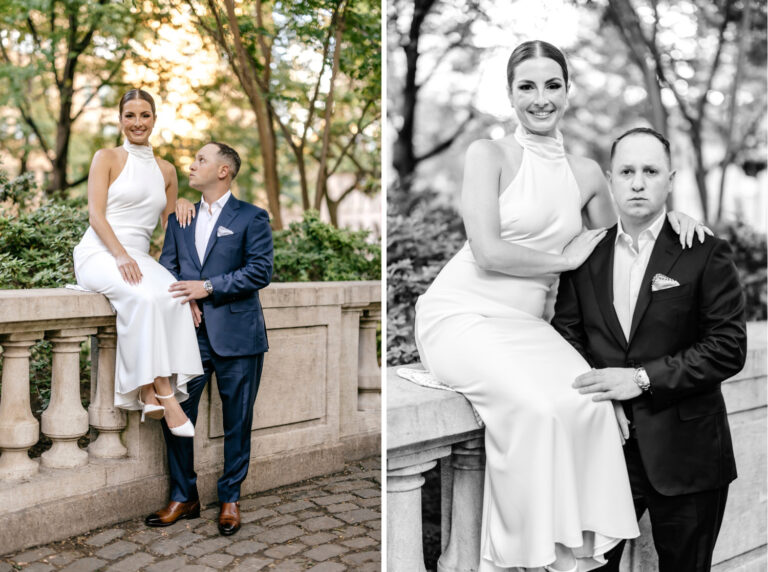 Colleen & Ben | Chic Rittenhouse Square & Rodin Engagement Session ...